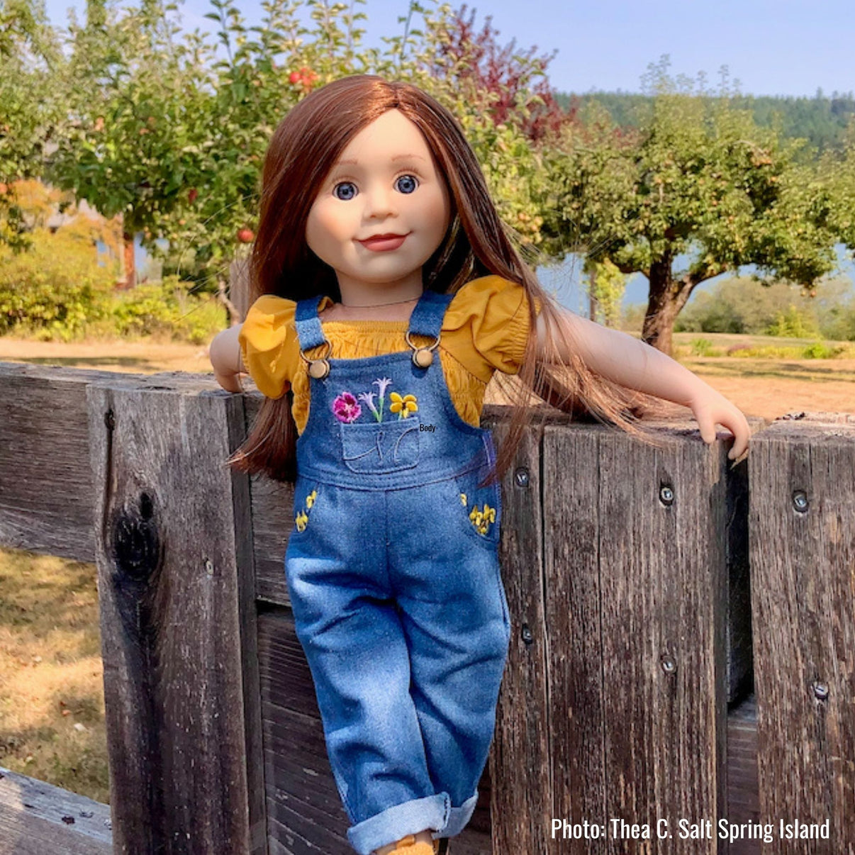 Bloomin' Overalls Set for 18-inch Dolls – Maplelea