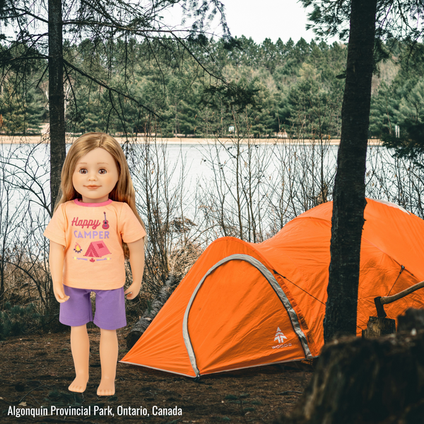 Happy Camper PJs - Camp Maplelea Pajamas for 18-inch Dolls